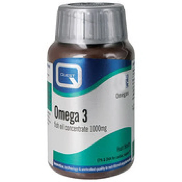 QUEST OMEGA 3 fish oil concentrate 1000mg 90CAPS | Goodlifepharmacy.gr