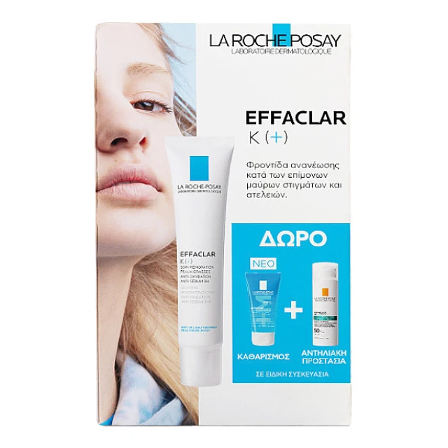 La Roche-Posay Effaclar K (+) Oily Skin Renovating Care 40ml & Effaclar ...