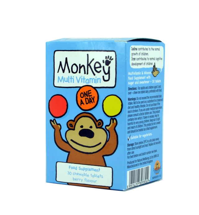 MONKEY MULTIVITAMINS 30 CAPS | Goodlifepharmacy.gr