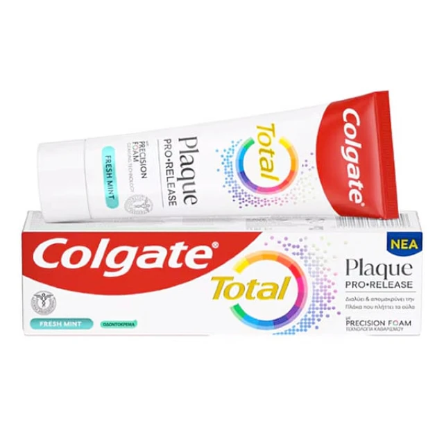 Colgate Total Plaque Pro-Release Fresh Mint | Goodlifepharmacy.gr