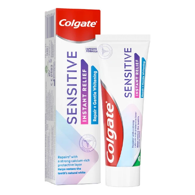 Colgate Sensitive Instant Relief Repair and Gentle Whitening ...